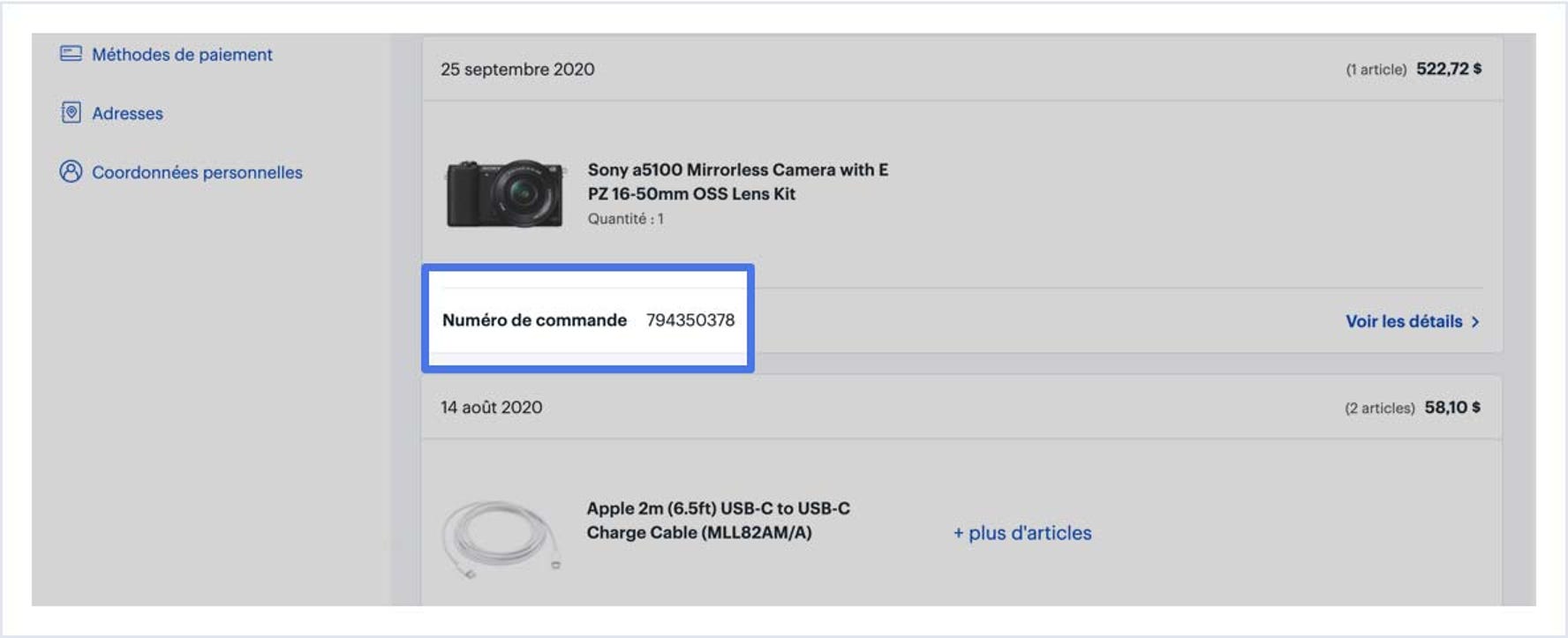 Trouver votre numéro de commande | Best Buy Canada