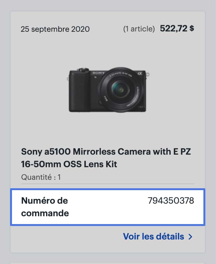 Trouver votre numéro de commande | Best Buy Canada