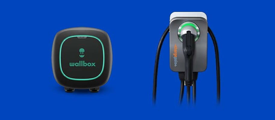 Wallbox Pulsar Plus Level 2 Smart Electric Vehicle Charging Station ...